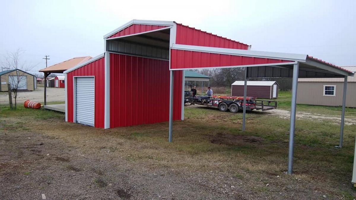 Steel Buildings/Covers Pictures - General Shelters of Texas