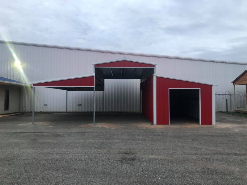Steel Buildings/Covers Pictures - General Shelters of Texas
